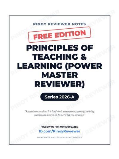 Reviewer Notes Album - Pinoy Reviewer